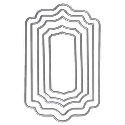 Rectangle Cutting Dies Stencils Scrapbook Album Embossing Ca