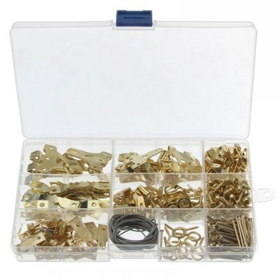 282PCS Picture Hangers Kit Set Photo Frame Hooks H-anging As