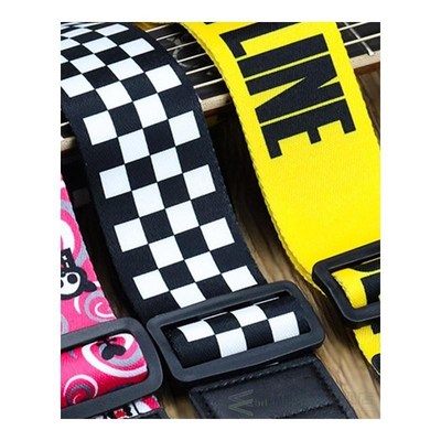 Guitar Strap for Electric Bass Guitar Parts Yellow Adjustabl