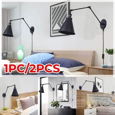 Vintage Loft LED Wall Lamp E27 Bulb Wall Light Hanging Chand