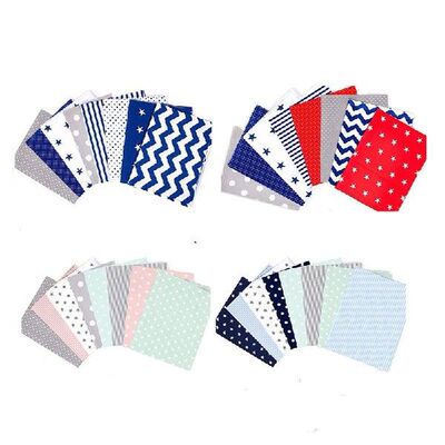 8Pcs Cotton Cloth Textile Craft Fabric Bundle Patchwork