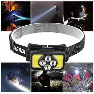 LED Rechargeable Head Headlamp Waterpoof Inductive Headwear