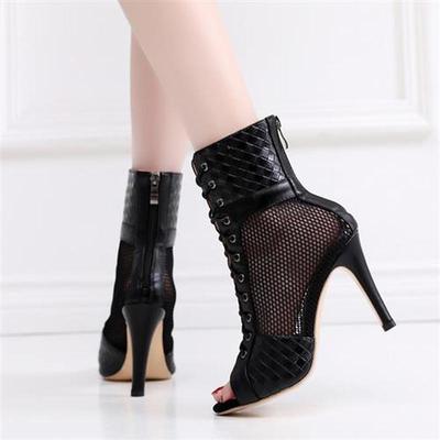 New 2023 Womens Sandals Dance Shoes Ballroom High Heels Boo