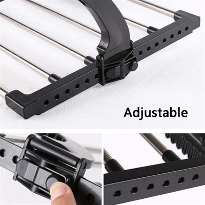 2022 New Balcony Folding Shoes Towel Drying Rack Laundry Und