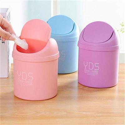Mini Waste Bin Desktop Home Garbage Basket Table Trash Can