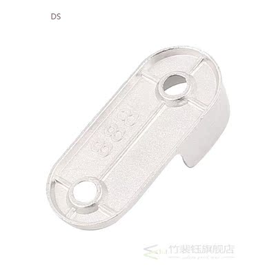 FashionOval Wardrobe Hanging Rail Rod End Bracket Support Si