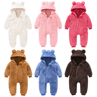 Newborn Baby Romper Winter Costume Baby Boys Clothes Polar F