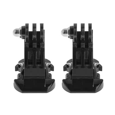2pcs J Hook Buckle Chest Strap Belt Helmet Base Mount for Go