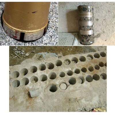 Upgraded MX Opener Drill Bit Wall Perforator Hole Diamond Dr