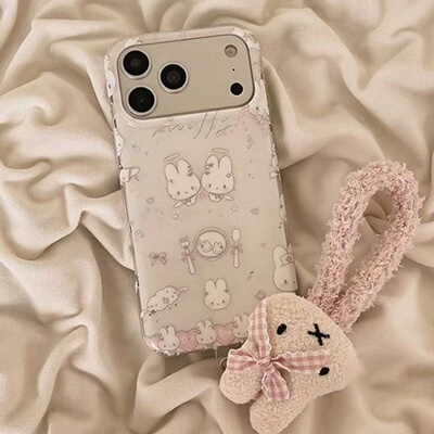 火翔白色小兔适用于OPPOReno16手机壳15/14PROFindX8Sx9保护套A6PROA5A3X7Ultra新款K12S11女款reno10高级IMD