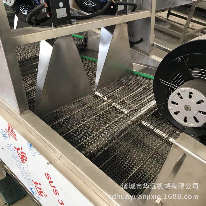 加工果蔬清洗风干机软包装连续式风干流水线翻转式蔬菜吹干设备