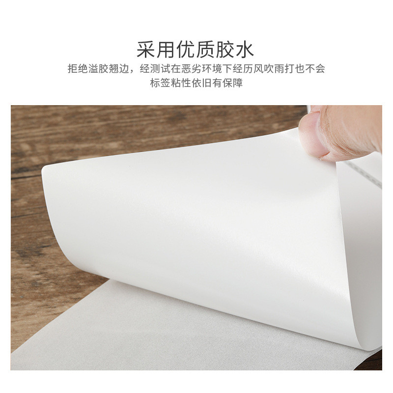 三冷藏冷冻敏合成纸撕不烂100x150x500pp标签耐低温防热合成纸