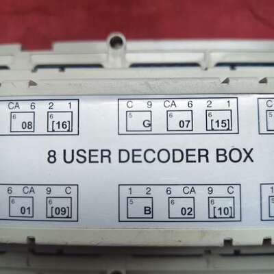 意大利欧蒙特（URMET)8用户解码器，实物拍摄成色如图，通