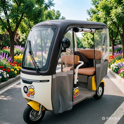 星瀚等电动三轮一体棚雨帘