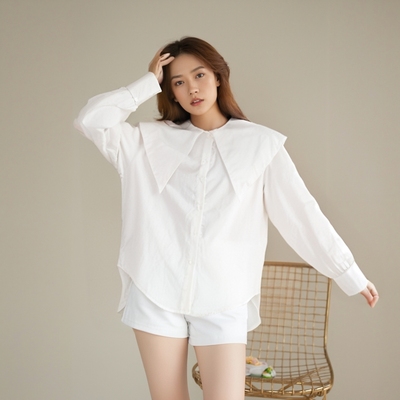 BCE设计师款大领风格衬衫BCEM0413N0006B0春秋