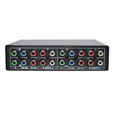 RGB Component Switch Selector 5 RCA 3-Way YPBPR Cable Compon