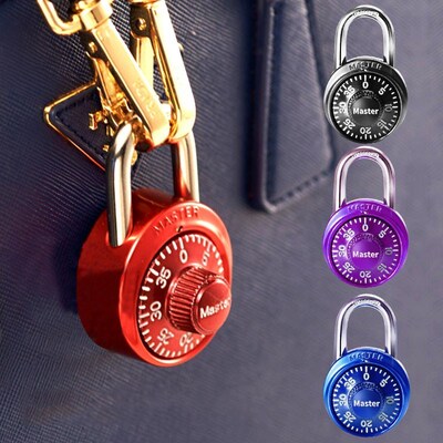 Master rotary code lock padlock Mini cabinet lock gym locker