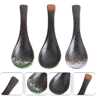 Chinese Wonton Spoons Kitchen Supplies Ceramic Soup Spoons
