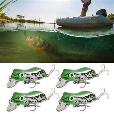 Reusable Hard Bait Tempting Bionic Frog Lure Bite Resistant