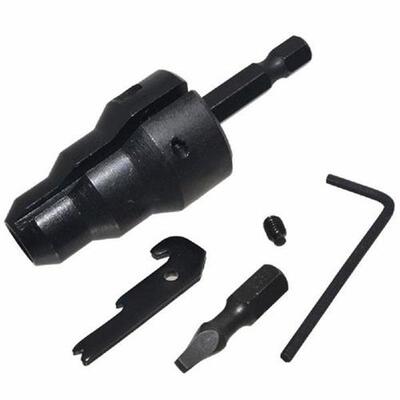 Power Conduit Reamer with Improved Bit Retention Hexagonal