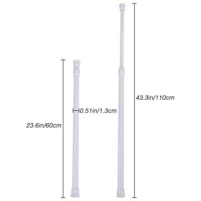 Adjustable Telescoping Shower Curtain Rods And Accessories