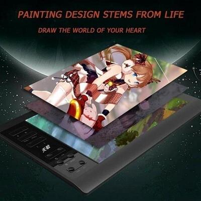 10*6 IPS HD Graphics Drawing Digital Tablet Monitor Pen Di