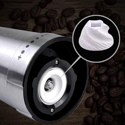 Electric Handheld Coffee Grinder, Portable Rechargeable Burr