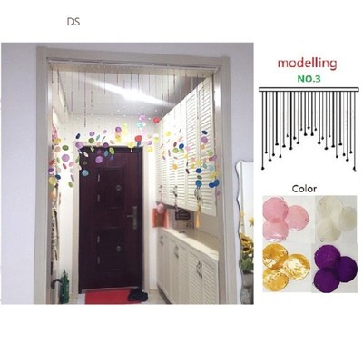 finished curtain 20pcs/lot Colorful shell crystal bead curta