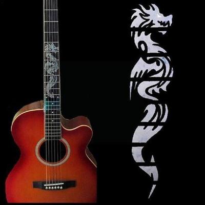 Electric Acoustic Guitar Stickers Chinese dragon shape