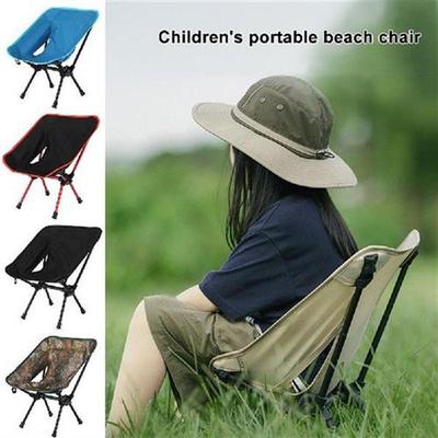 Childrens Mini Folding Moon Chair Camping Portable Beach