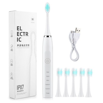 Electric Toothbrush USB Rechargeable 5 Modes 4 Speeds Dental