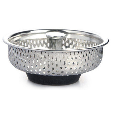Sewer Hair Filter Stainless Steel Sink Colander Bathroom