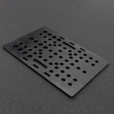 Black Anodized Aluminium V-Slot Gantry Plate Set 20 - 80mm w