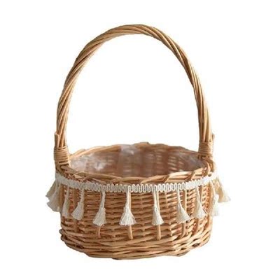 Hangings Woven Storage Basket Wicker Basket With Handle