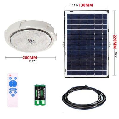 15W LED Solar Ceiling Lamp Pendant Light Outdoor Indoor