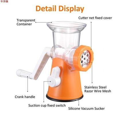 Multifunction Meat Grinder Sausage Filler Garlic Mixer Kitch