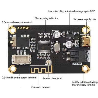 MP3 Bluetooth Decoder Board 4.2 Audio Receiver Module DIY Sp