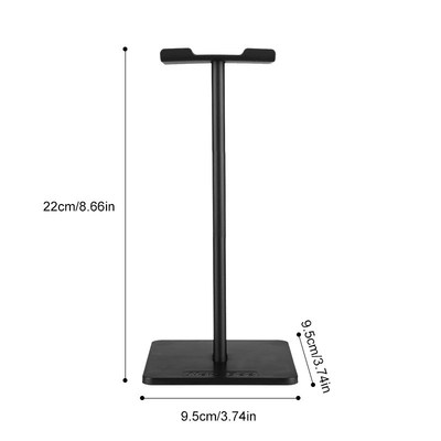 Wireless Headphone Stand Aluminum Support Headset Stand Rod