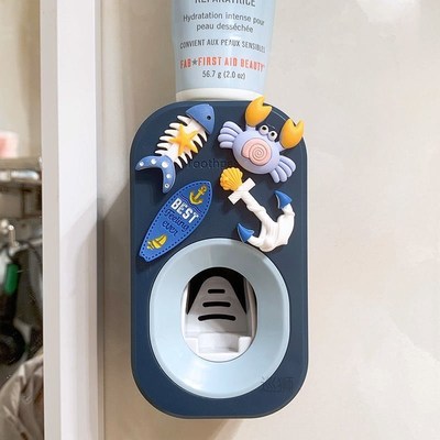 Automatic Kids Toothpaste Dispenser Toothpaste Squeezer for