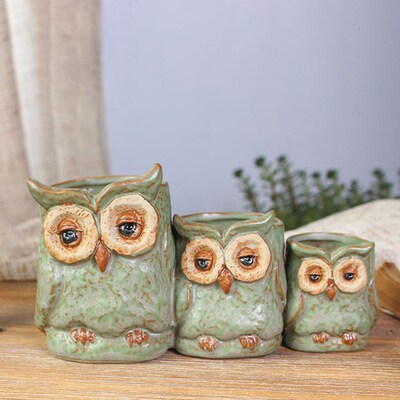 Flowerpot Ceramic Home-Decoration Succulent Creative Europea