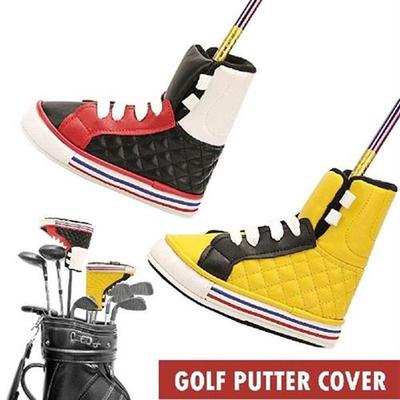 PU Leather Golf Putter Cover L Shape Sneaker Style Golf