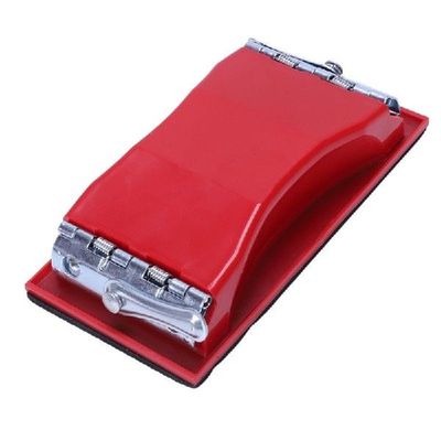 Rectangle paper grit sandpaper holder hand