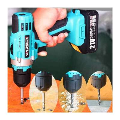 Rechargeable electric Screwdriver Drill 21V lithium battery