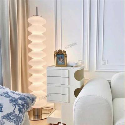 Mon Minimalist Floor Lamp White Jade Glass Standing Light