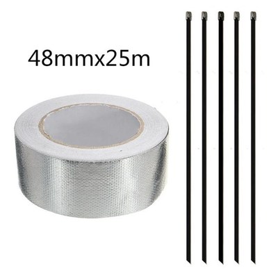 48mm x 25m Heat-resistant Flame Retardant Tape Glass fiber C