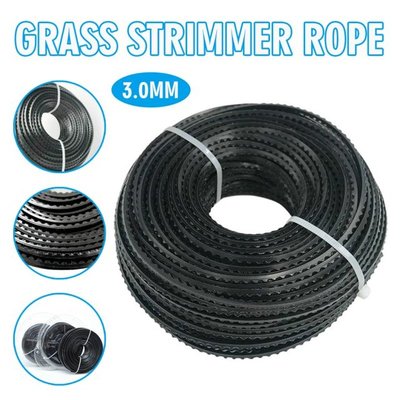 3.0mm Grass Strimmer Nylon Sawtooth Rope Square Universal Tr