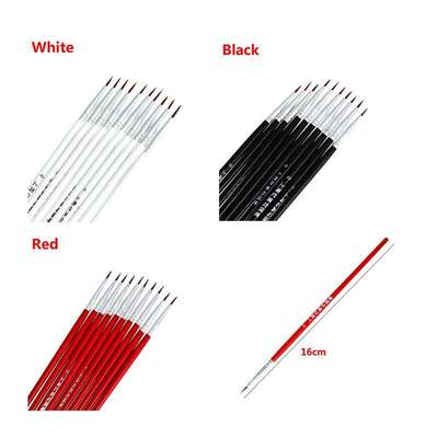 20Pcs Makeup Drawing Pen Nail Art Brush Fine Hand Painted Th