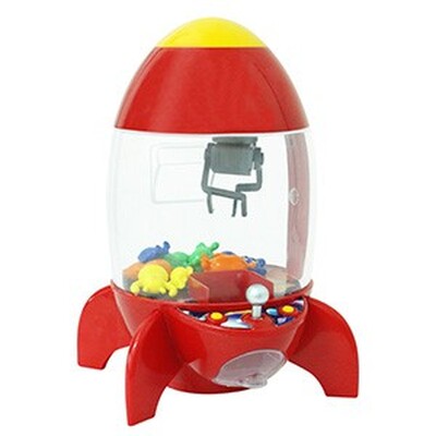Coin Operated  Machine Desktop Mini Claw Gumball Candy Grabb