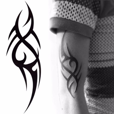 Men 3D Large Temporary Tattoo Waterproof Tattoo Sleeves For