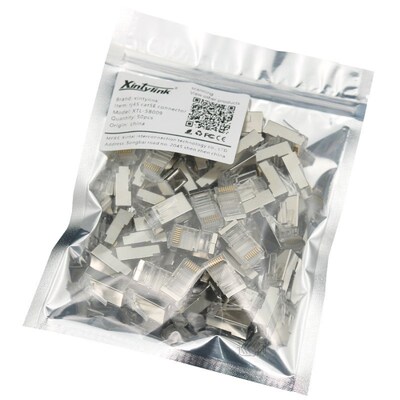 ethernet cable connector rj45 plug male lan network cat5e 8p